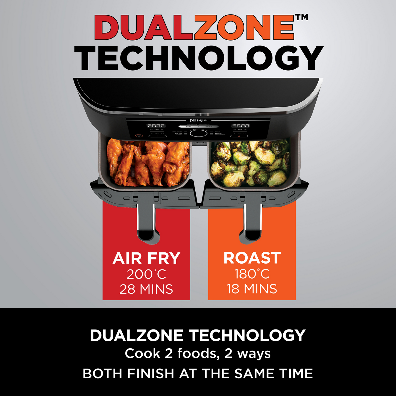 Ninja Foodi MAX Dual Zone Air Fryer AF400UK – Ninja Ireland