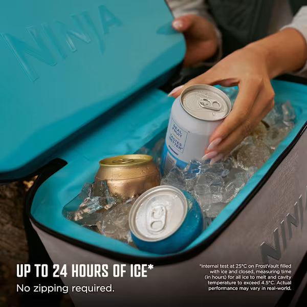 Ninja FrostVault Go 17 litre 24-Can Backpack Soft Cooler - Birch Beige ...